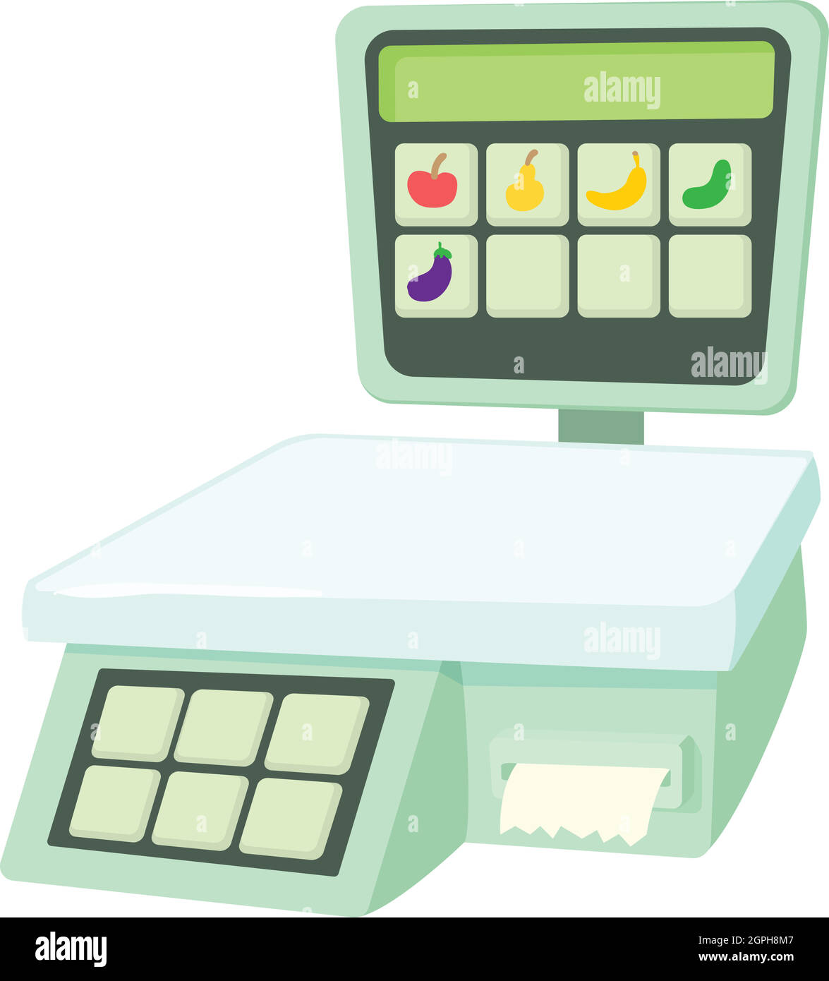 Shop scale icon, cartoon style Stock Vector Image & Art - Alamy