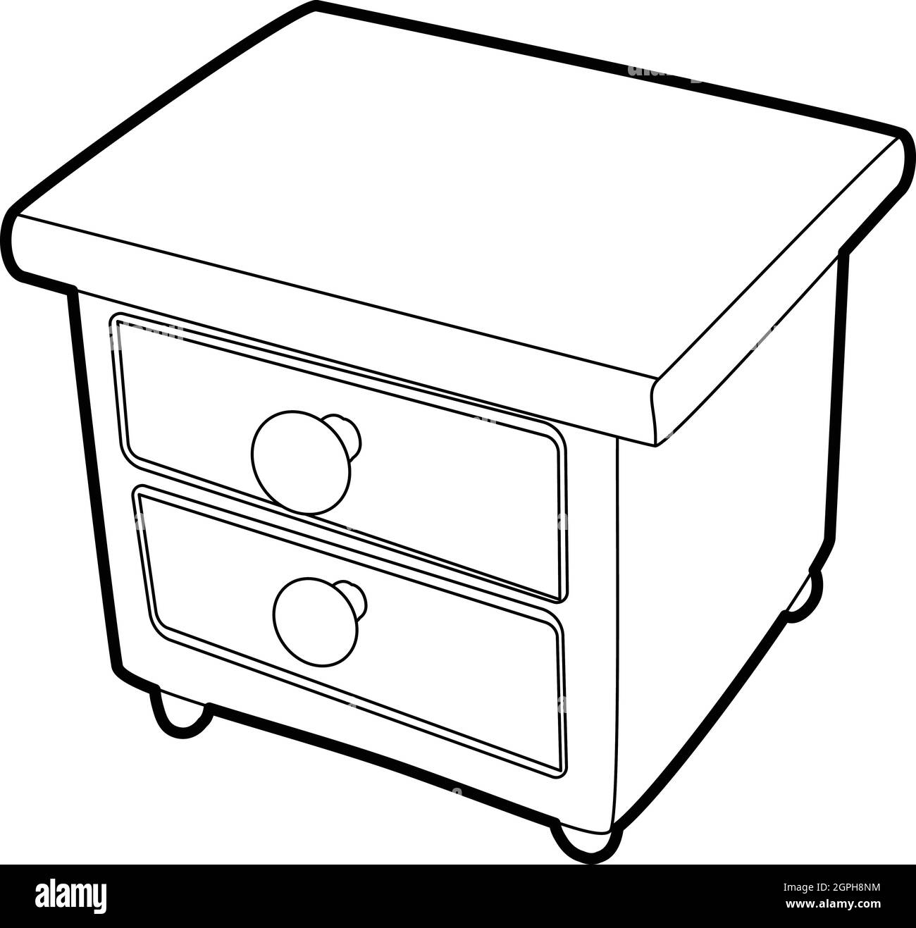 Vector isometric house old Black and White Stock Photos & Images - Alamy