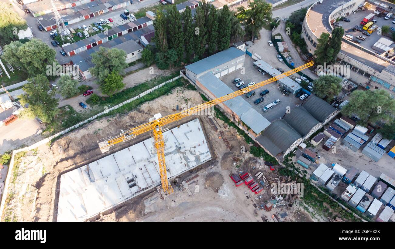 construction of a large residential complex Stock Photo - Alamy
