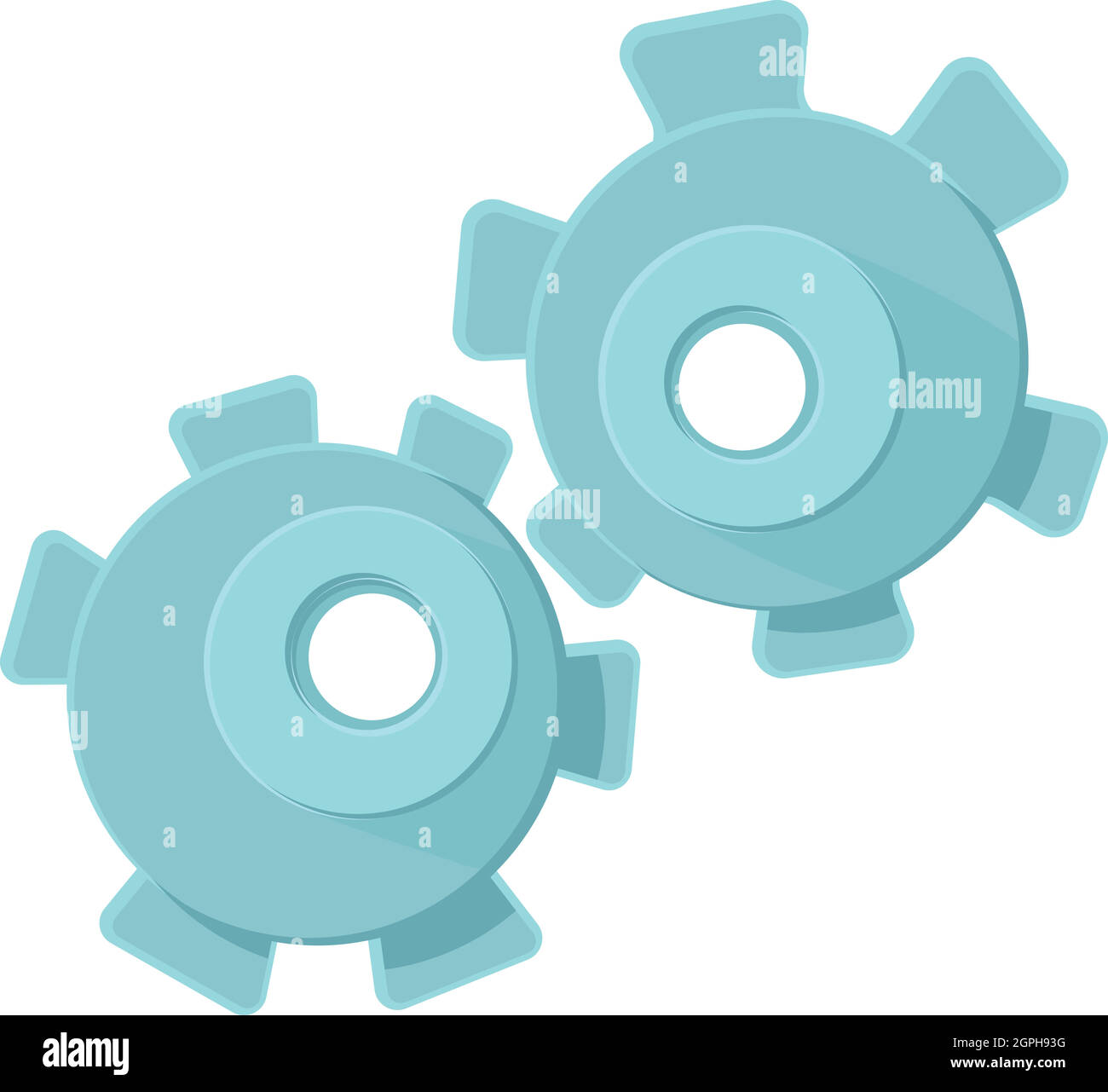 Cogwheel icon, cartoon style Stock Vector Image & Art - Alamy