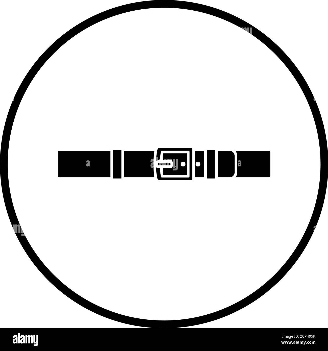 Belt icon Stock Vector Images - Alamy