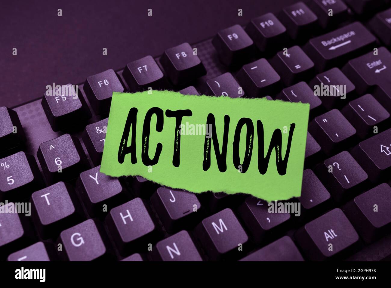 Inspiration showing sign Act Now. Concept meaning do not hesitate and ...