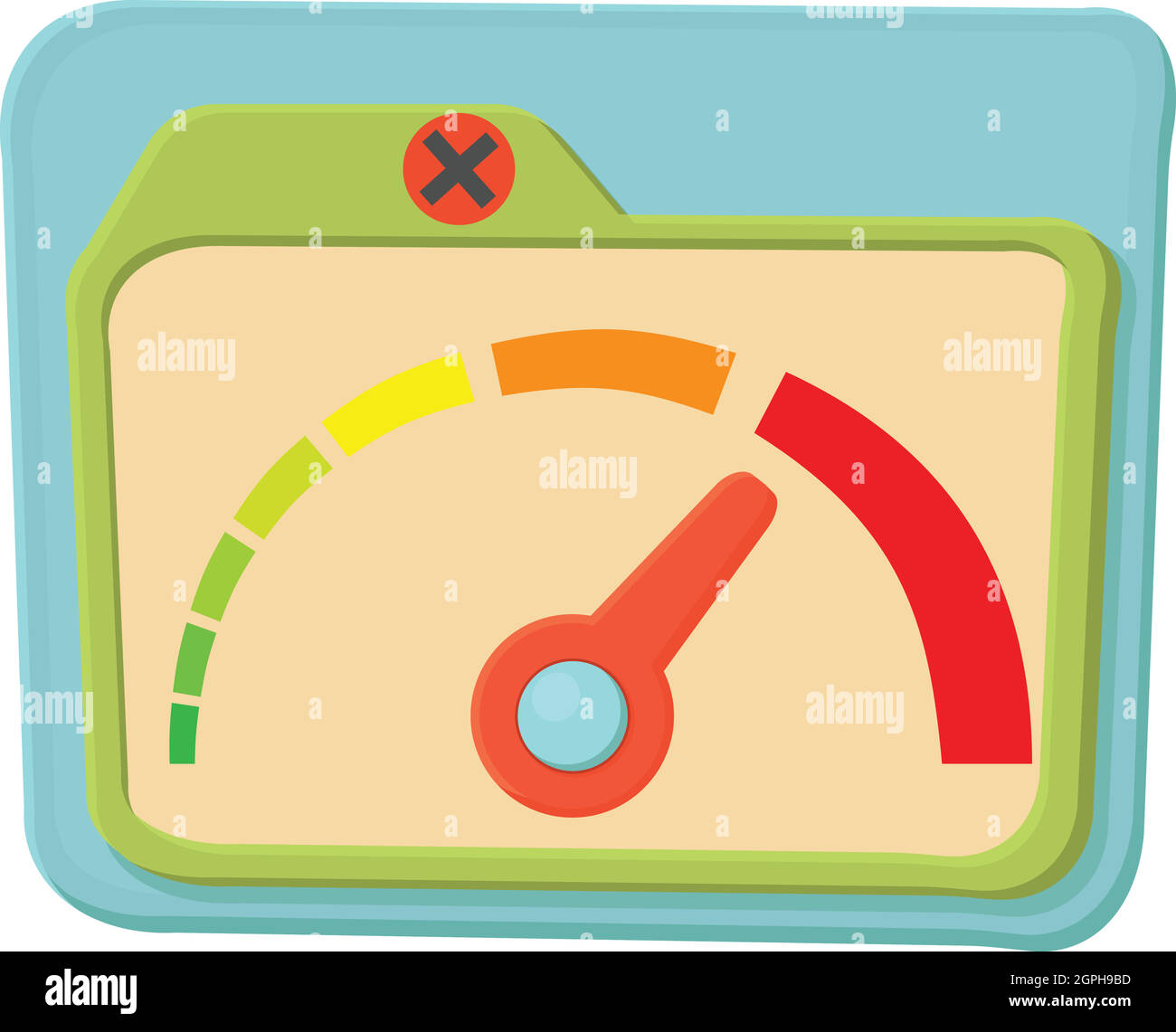 Indicator icon, cartoon style Stock Vector Image & Art - Alamy