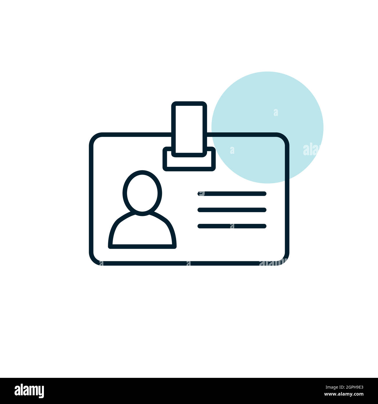 Authentication badge icon outline Stock Vector Images - Alamy