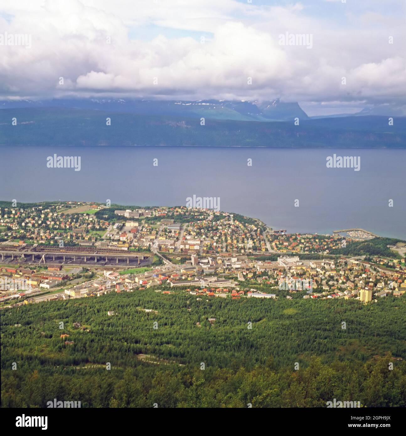 View of Narvik in Norway Stock Photo - Alamy