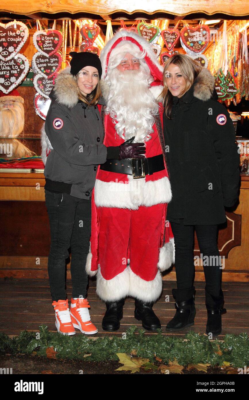 London, UK. Nicole and Natalie Appleton at Winter Wonderland VIP ...