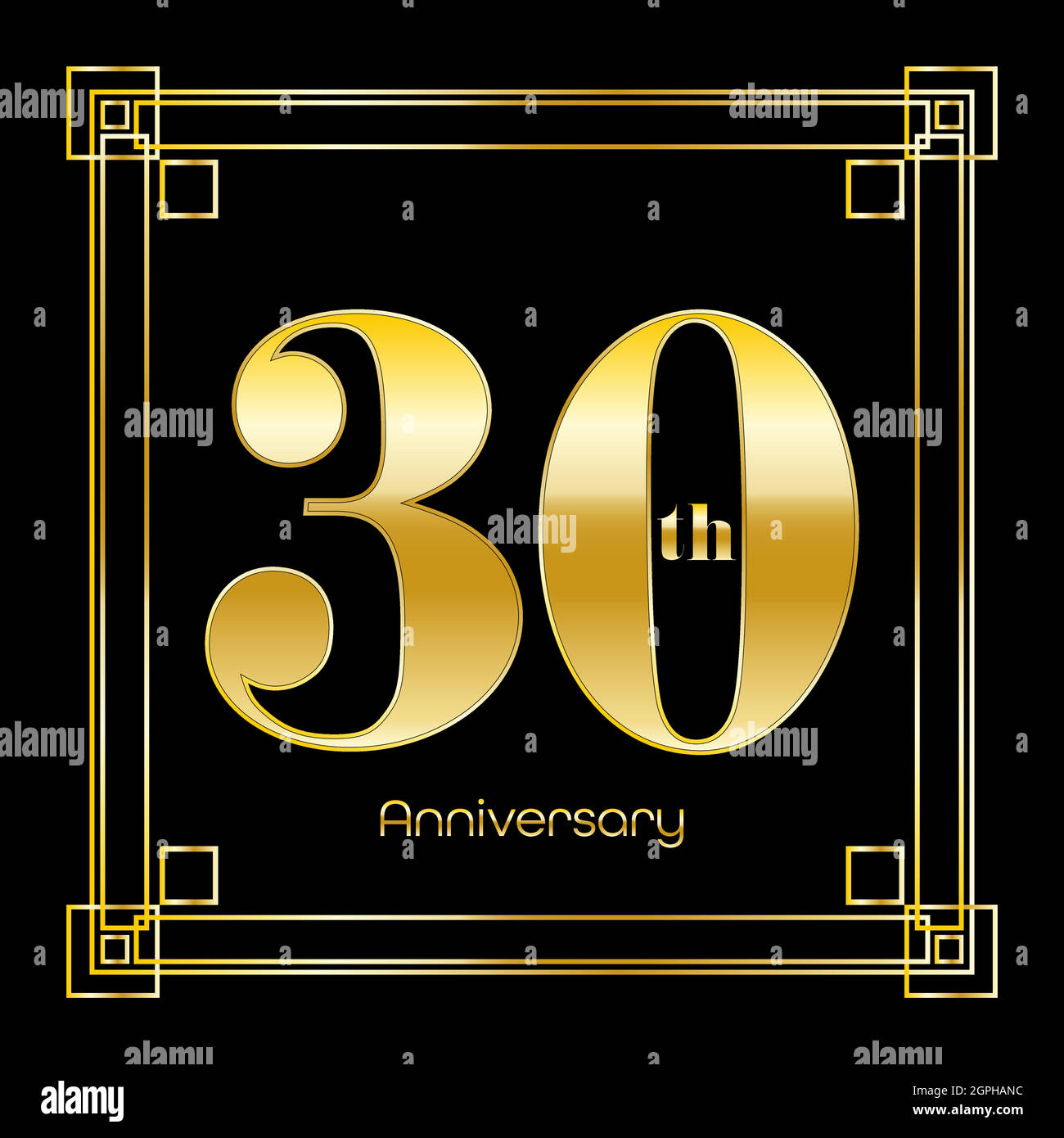 Golden logo design Stock Vector Images - Alamy