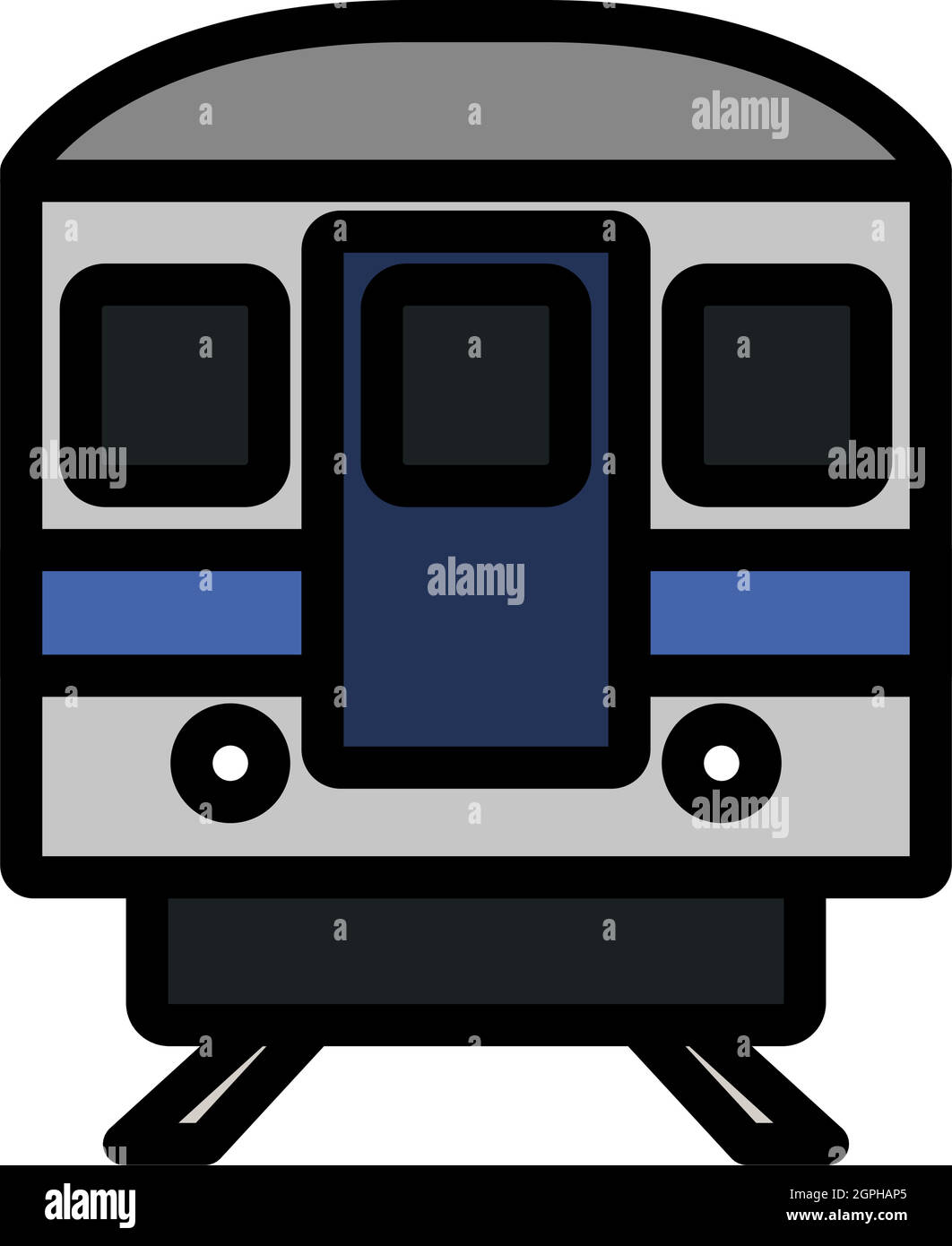 Subway Train Icon Stock Vector Image & Art - Alamy