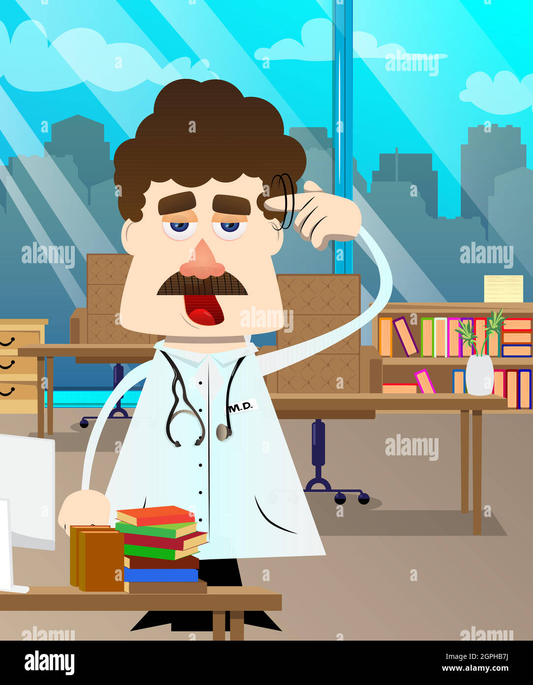 Doctor gesture Stock Vector Images - Alamy