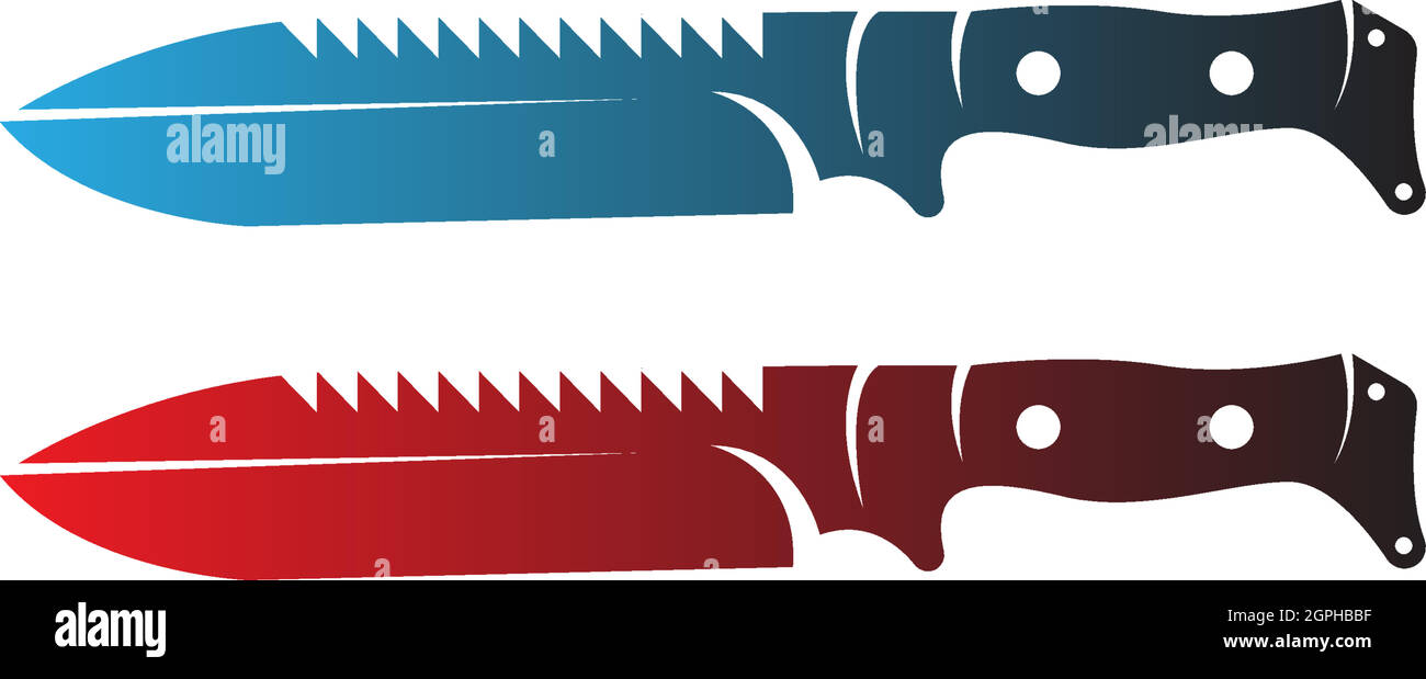 Knife icon logo design vector template Stock Vector Image & Art - Alamy
