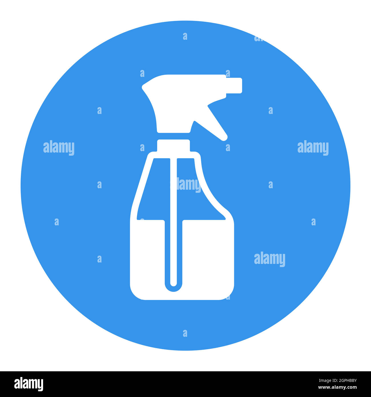 Cleaning spray bottle vector white glyph icon Stock Vector Image & Art ...