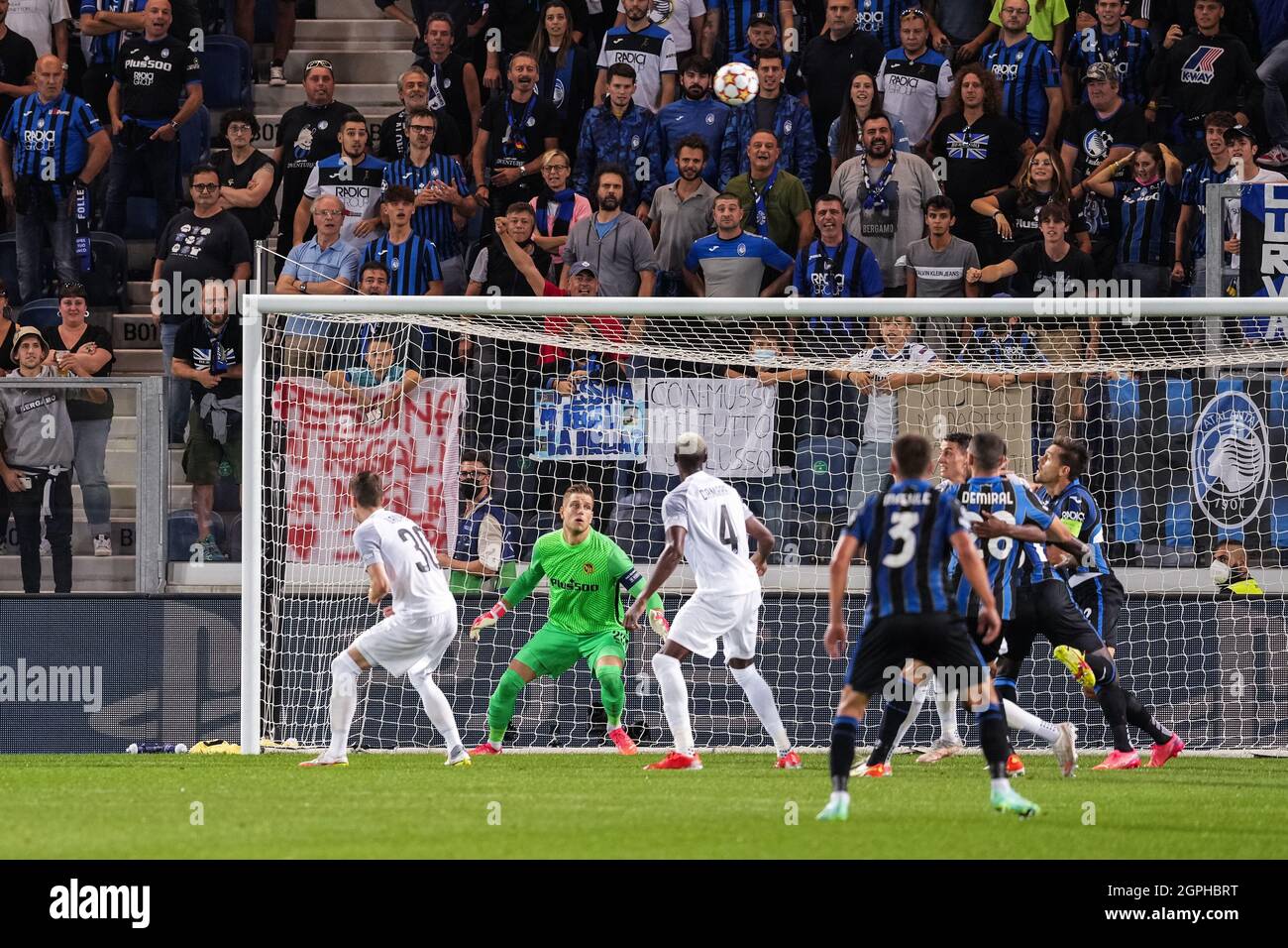 29.09.2021, Bergamo, Stadio di Bergamo, CL: Atalanta - BSC Young Boys ...