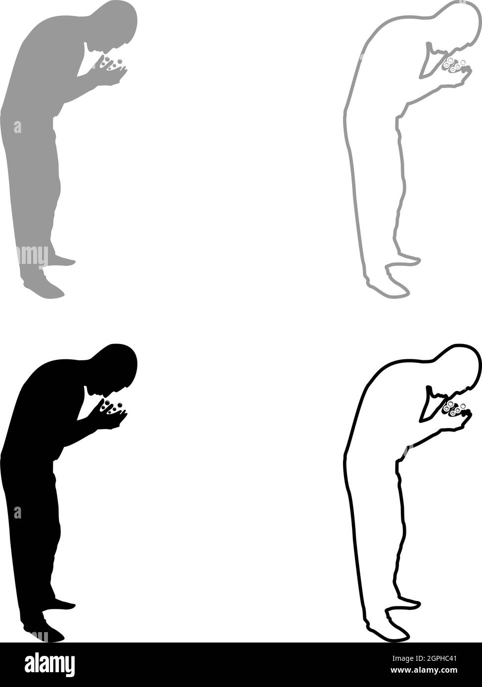 Bubbles in water stream Stock Vector Images - Alamy