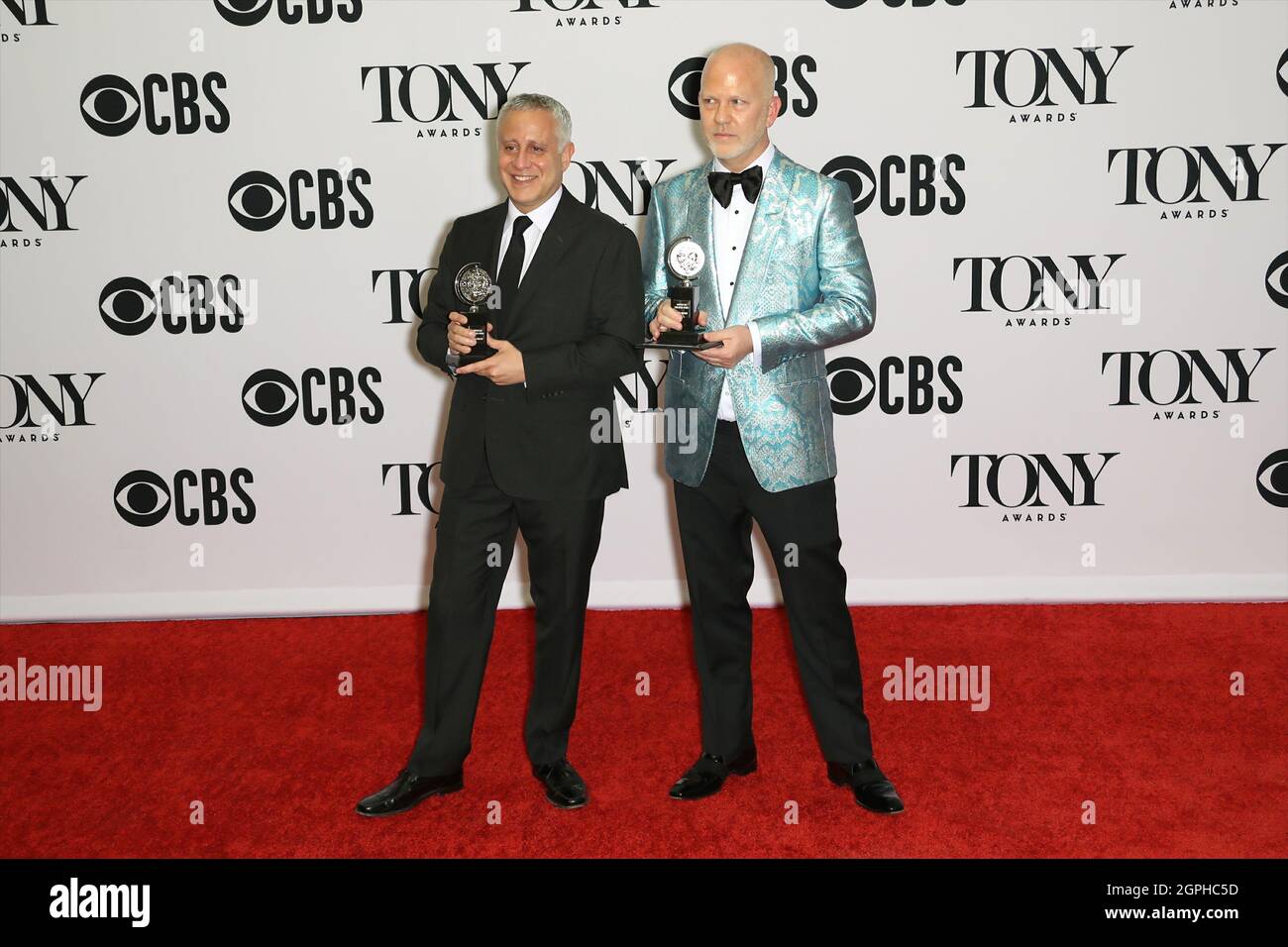 New York - NY - 20190609 Winners pose with their trophies at the 73rd ...