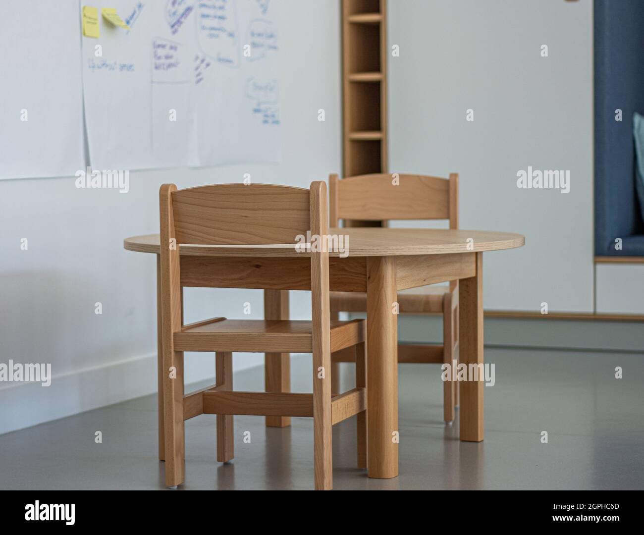 Nursery school classroom table chairs hi-res stock photography and ...