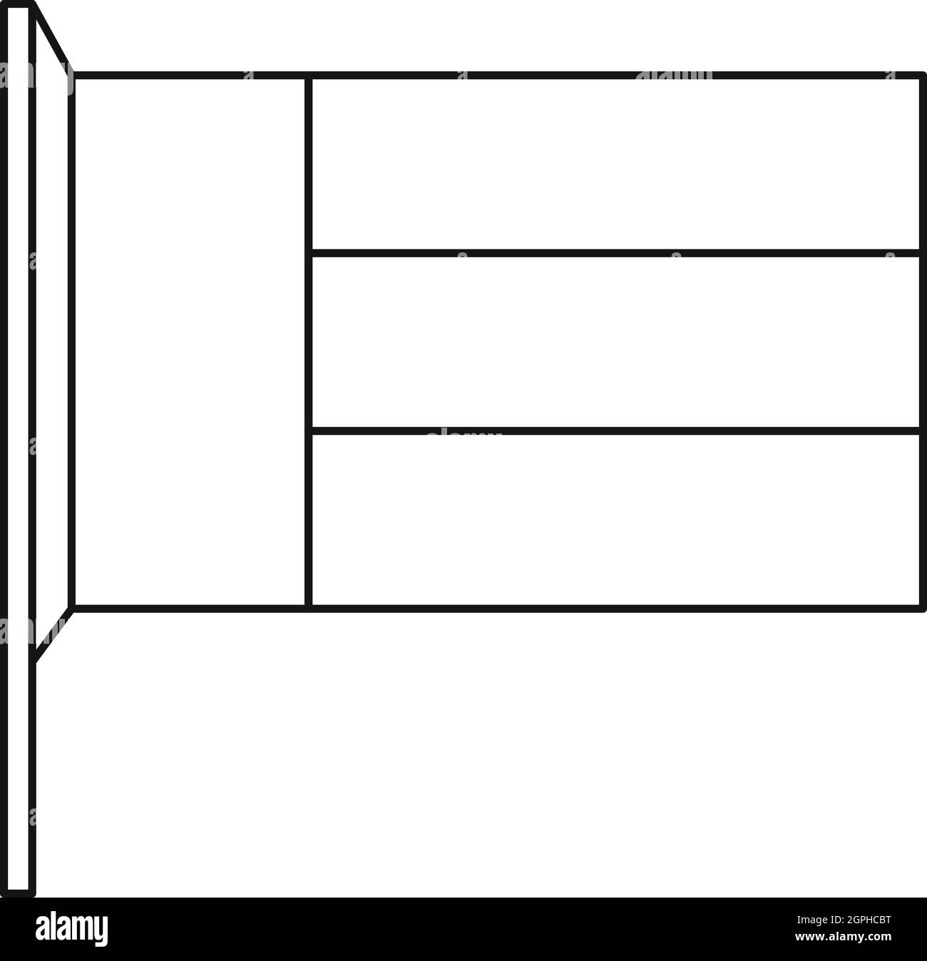 United Arab Emirates flag icon, outline style Stock Vector Image & Art ...