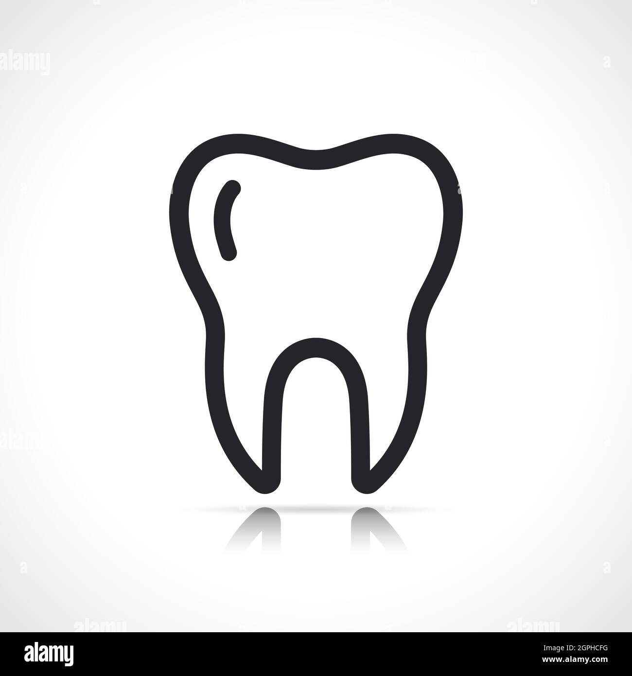 tooth or teeth line icon Stock Vector Image & Art - Alamy