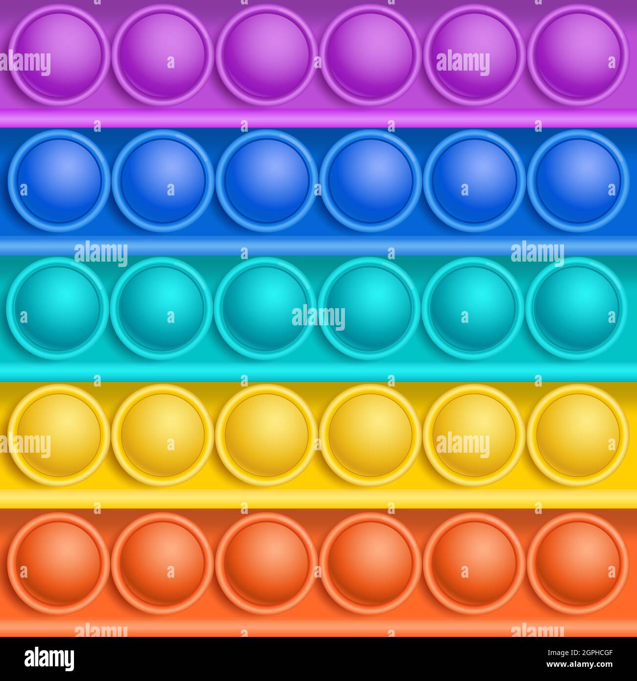 Colorful sensory fidget toy of various shapes Stock Vector Image & Art ...