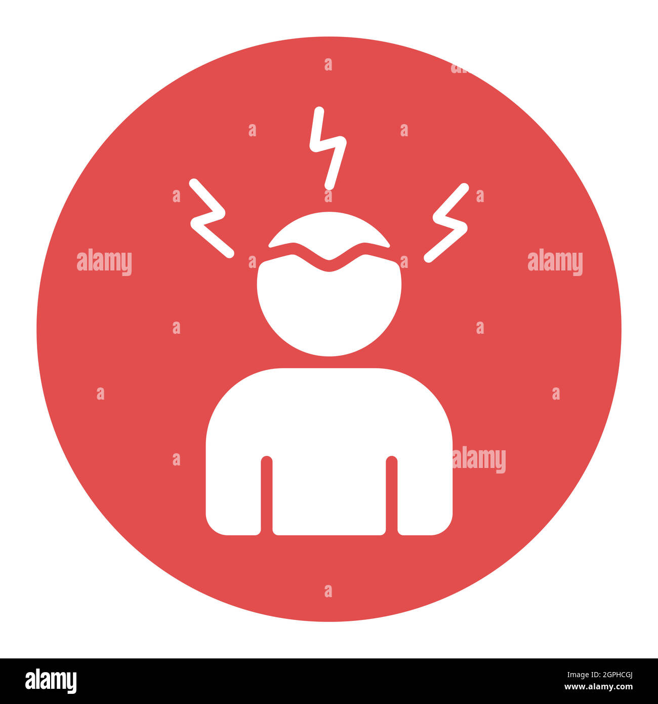 Headache icon Stock Vector Images - Alamy