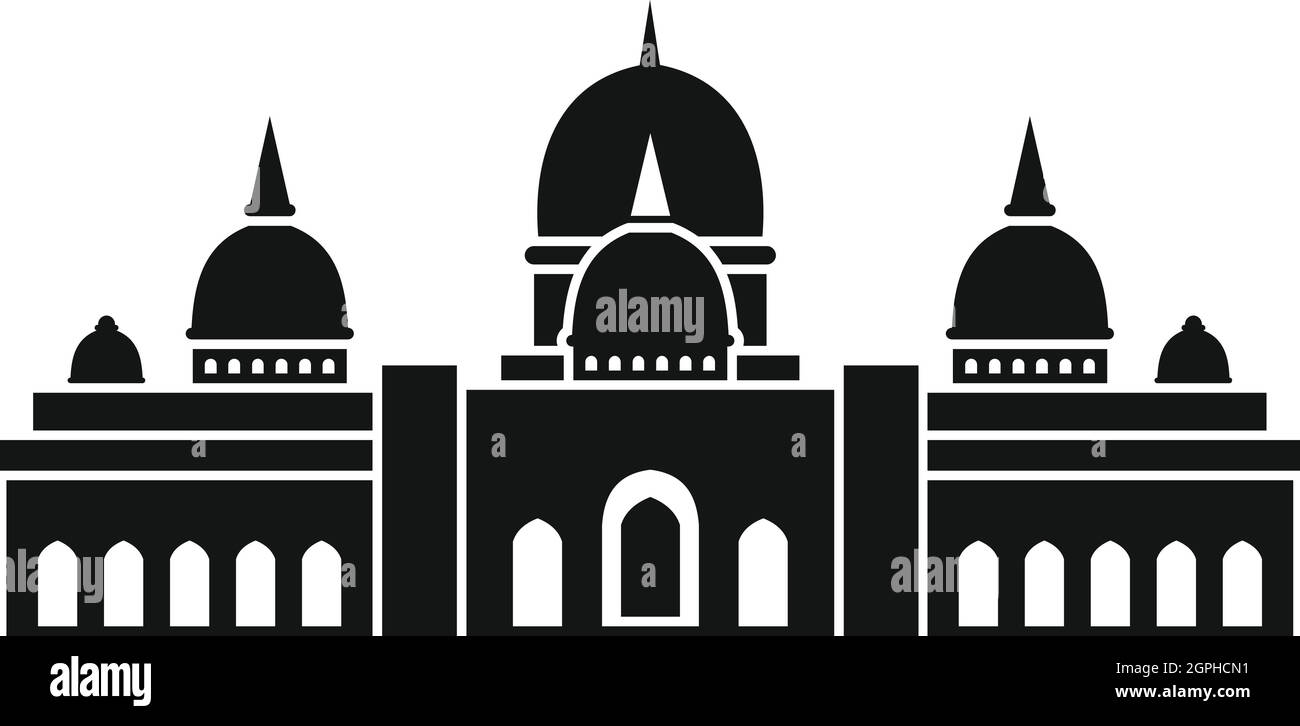 Sheikh Zayed Grand Mosque, UAE icon Stock Vector Image & Art - Alamy