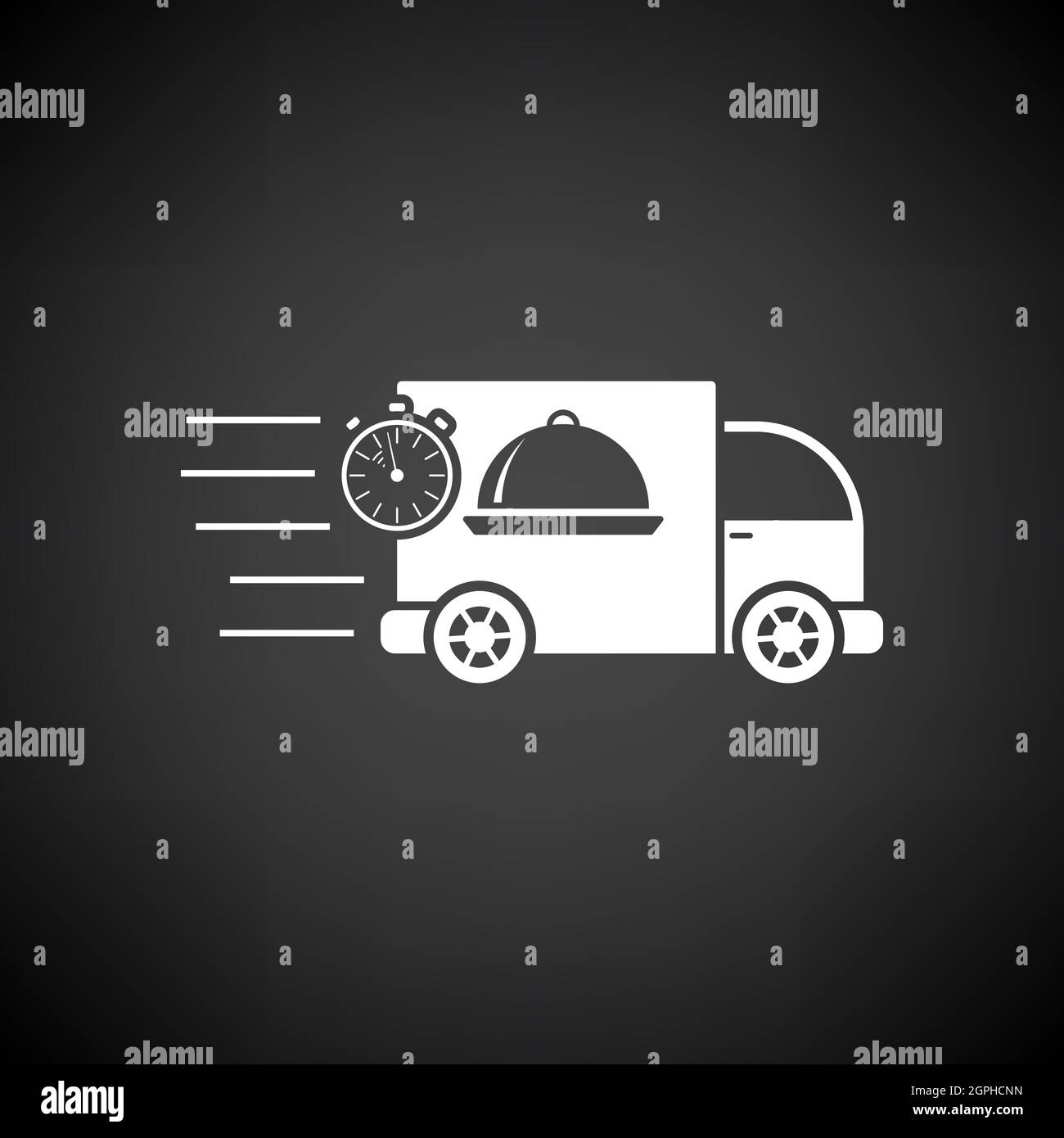 Food online delivery Black and White Stock Photos & Images - Alamy