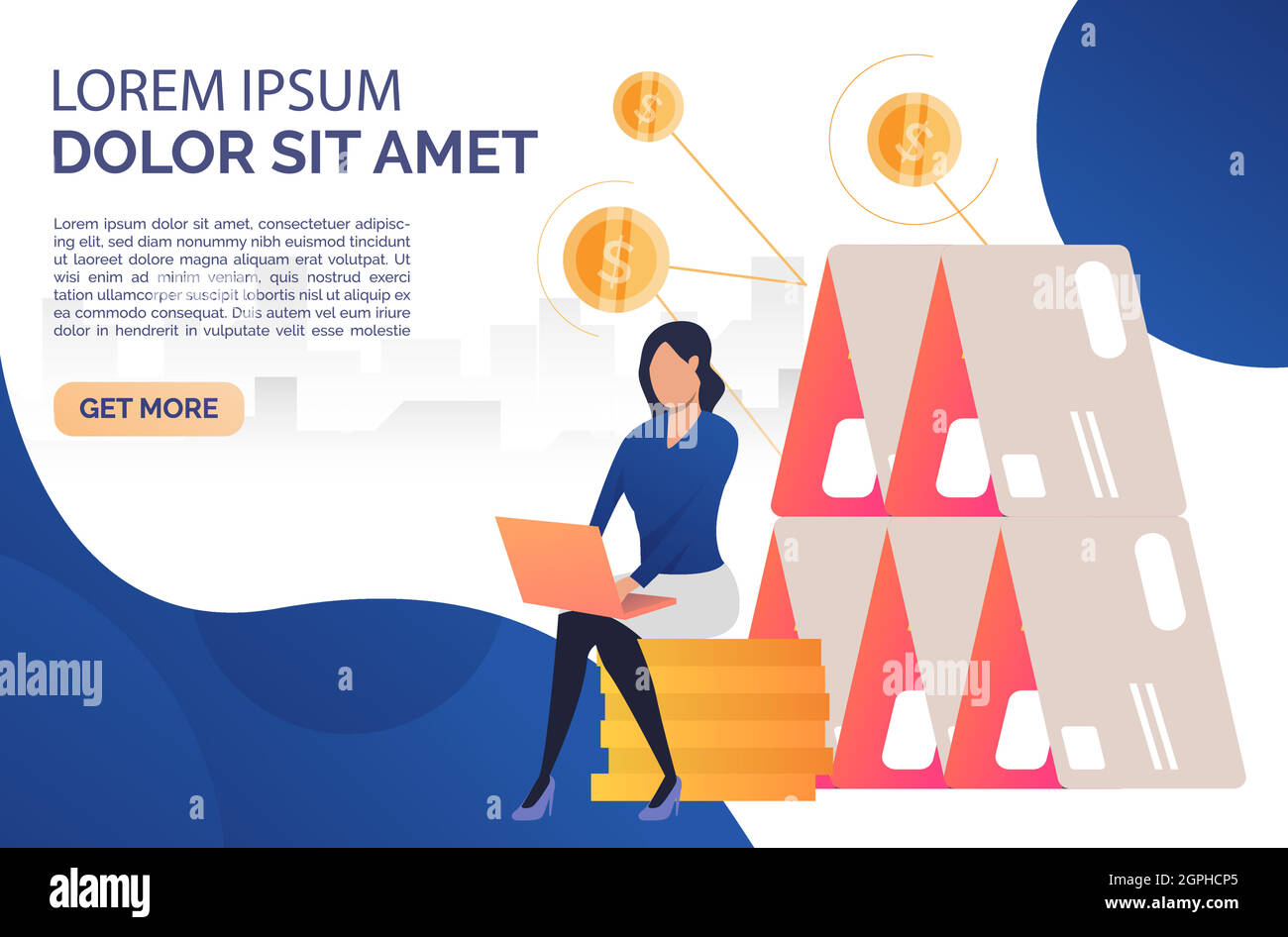 Male manager sitting on Stock Vector Images - Alamy