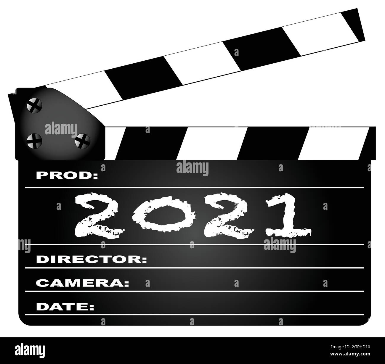 2021 Clapper Board Stock Vector Image & Art - Alamy