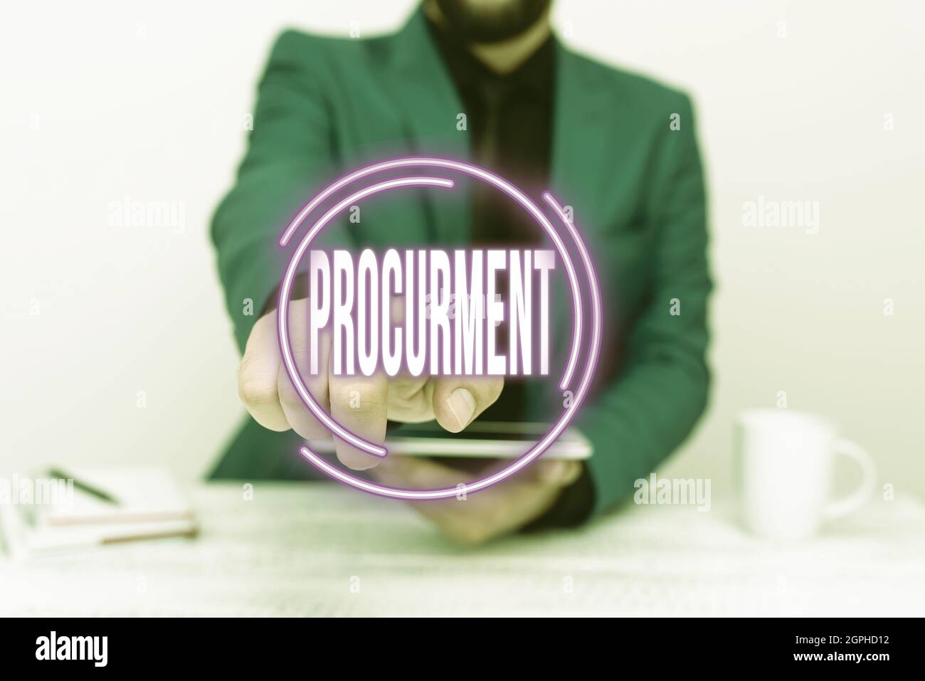 Inspiration showing sign Procurment. Business overview action of ...