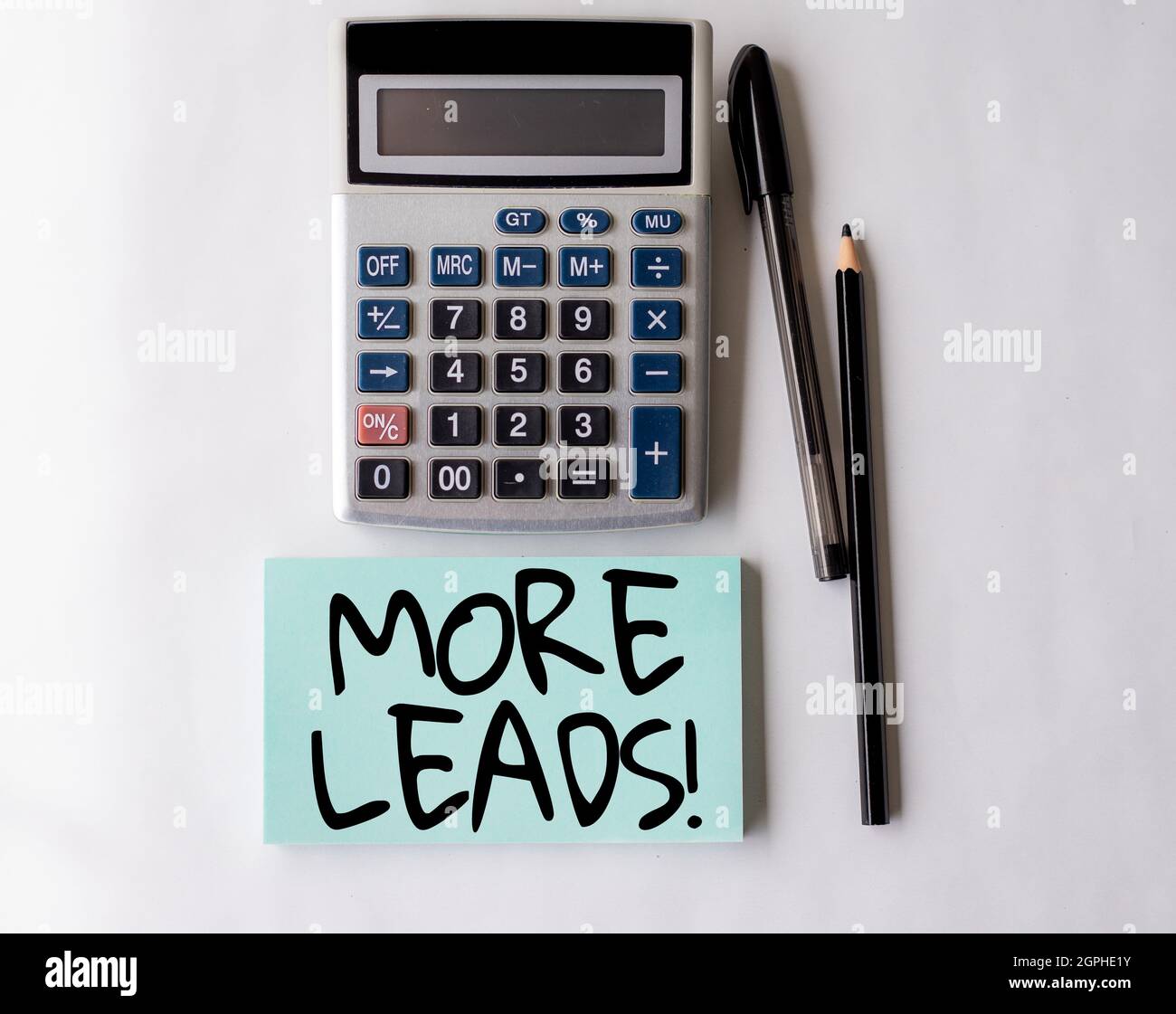 Inspiration showing sign More Leads. Word for initiation consumer ...