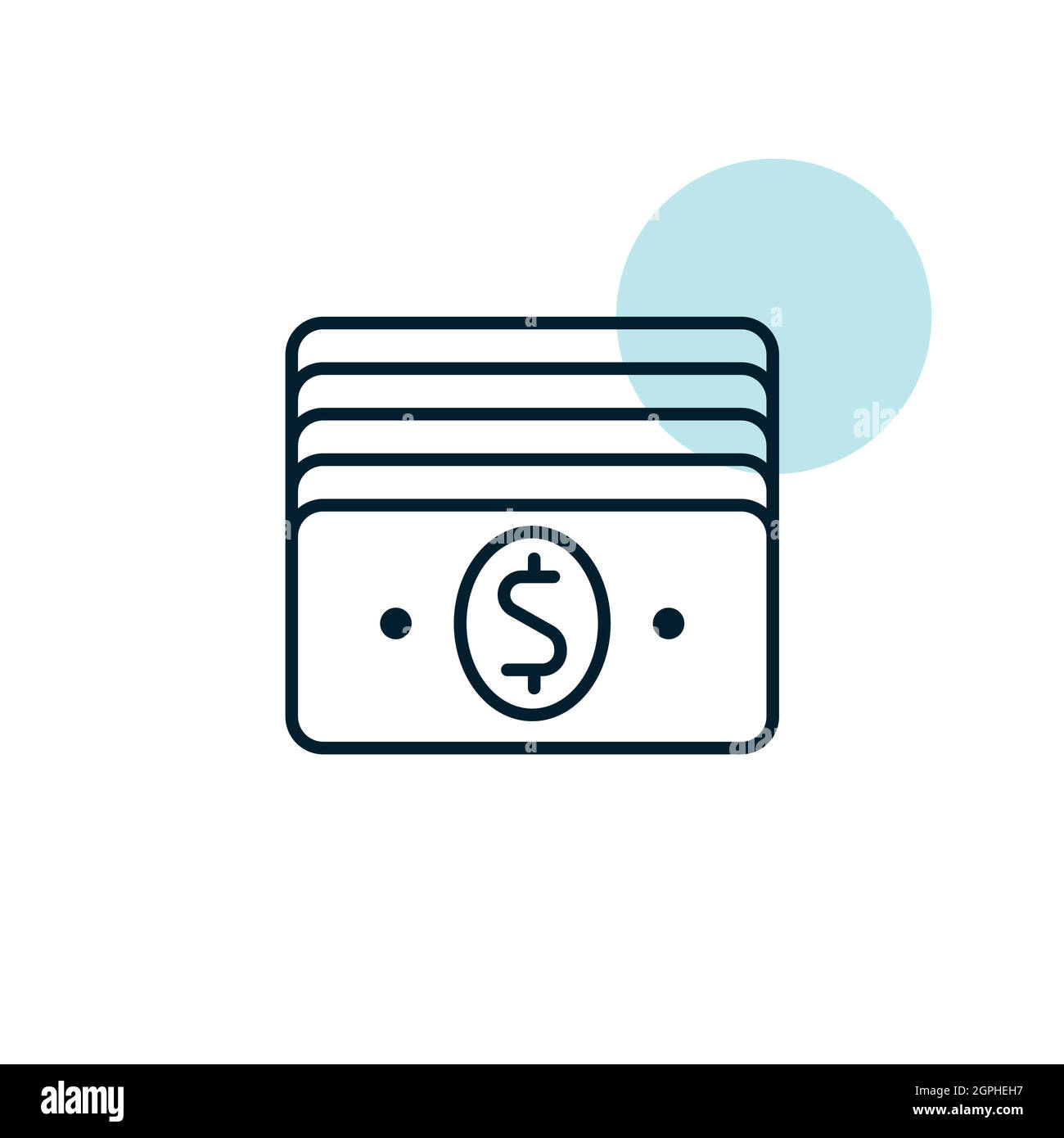Money outline icon. Business sign Stock Vector Image & Art - Alamy