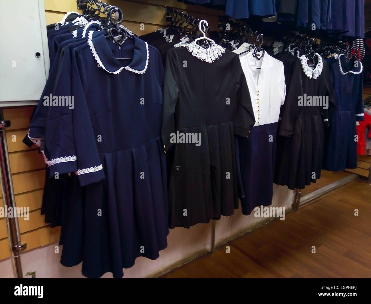 Clothes rack school hi-res stock photography and images - Alamy