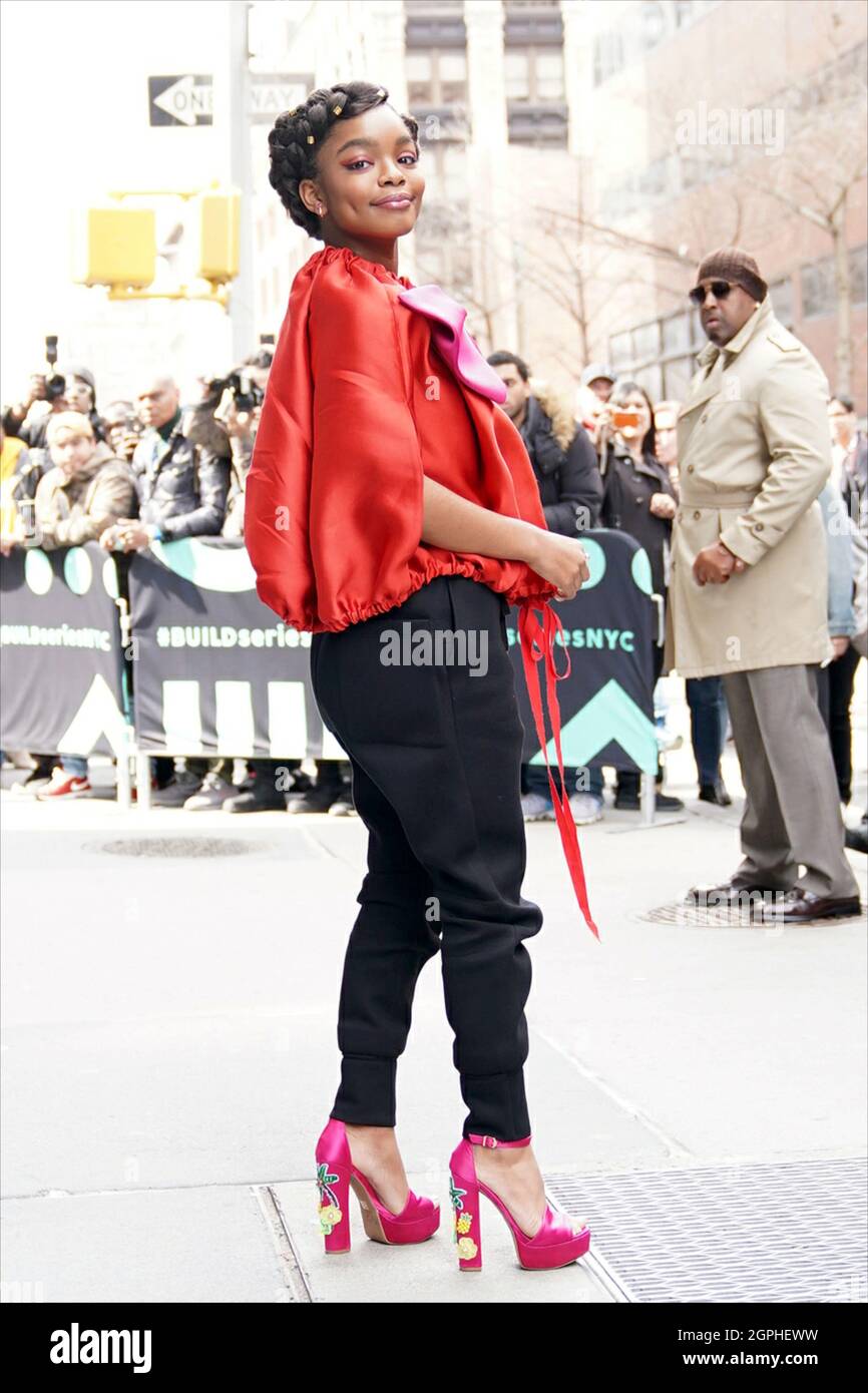 New York - NY - 20190402 Melissa Martin is seen arriving at the Build ...