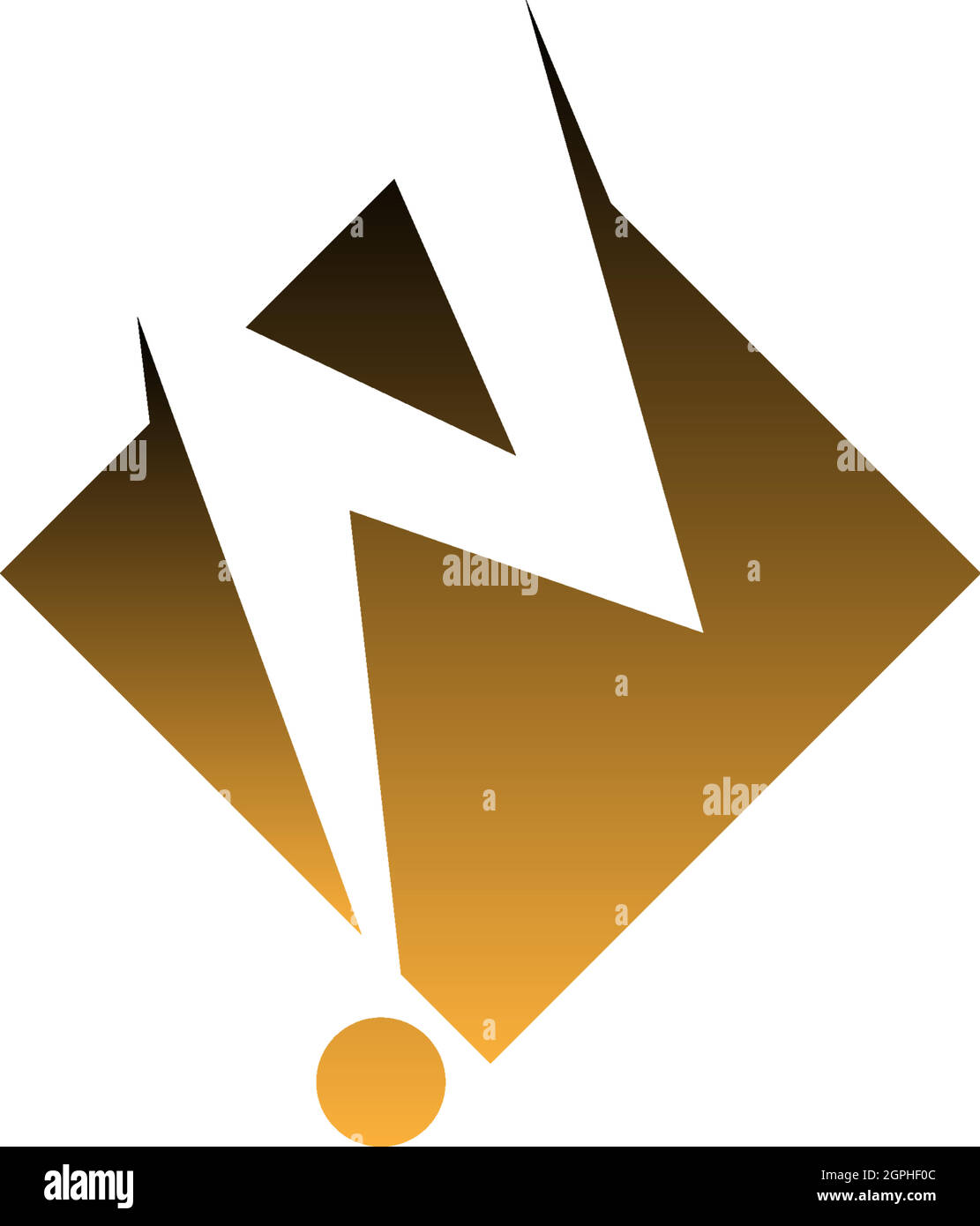 Power symbol lightning icon logo design vector Stock Vector Image & Art ...