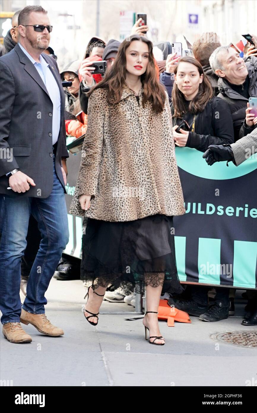 New York - NY - 20190312Keira Knightley at Build AOL. -PICTURED: Keira ...