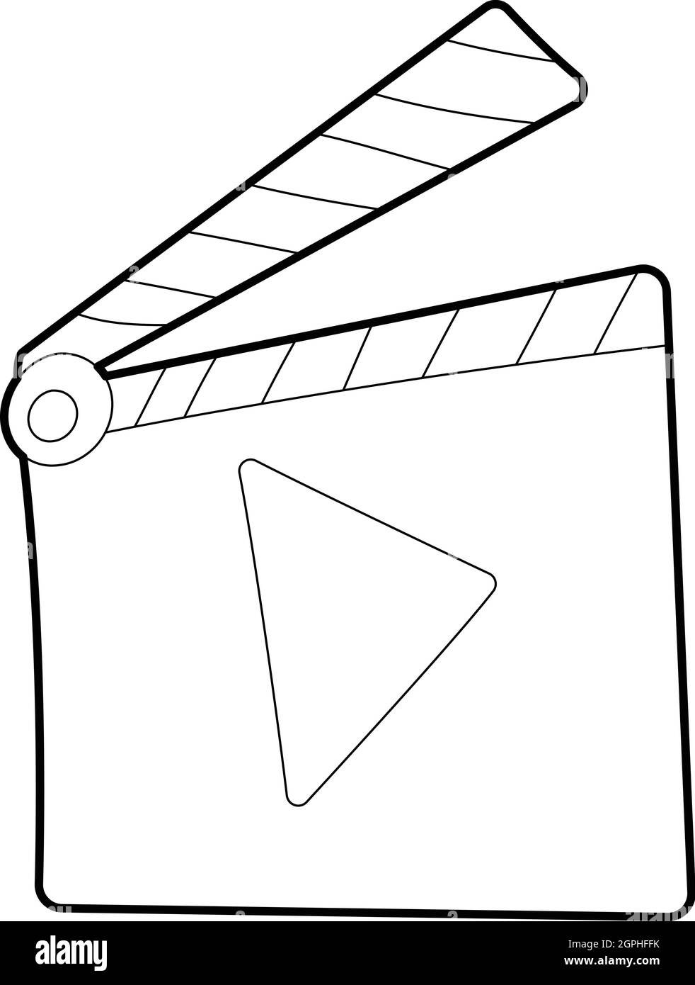 Slapstick icon, outline style Stock Vector Image & Art - Alamy