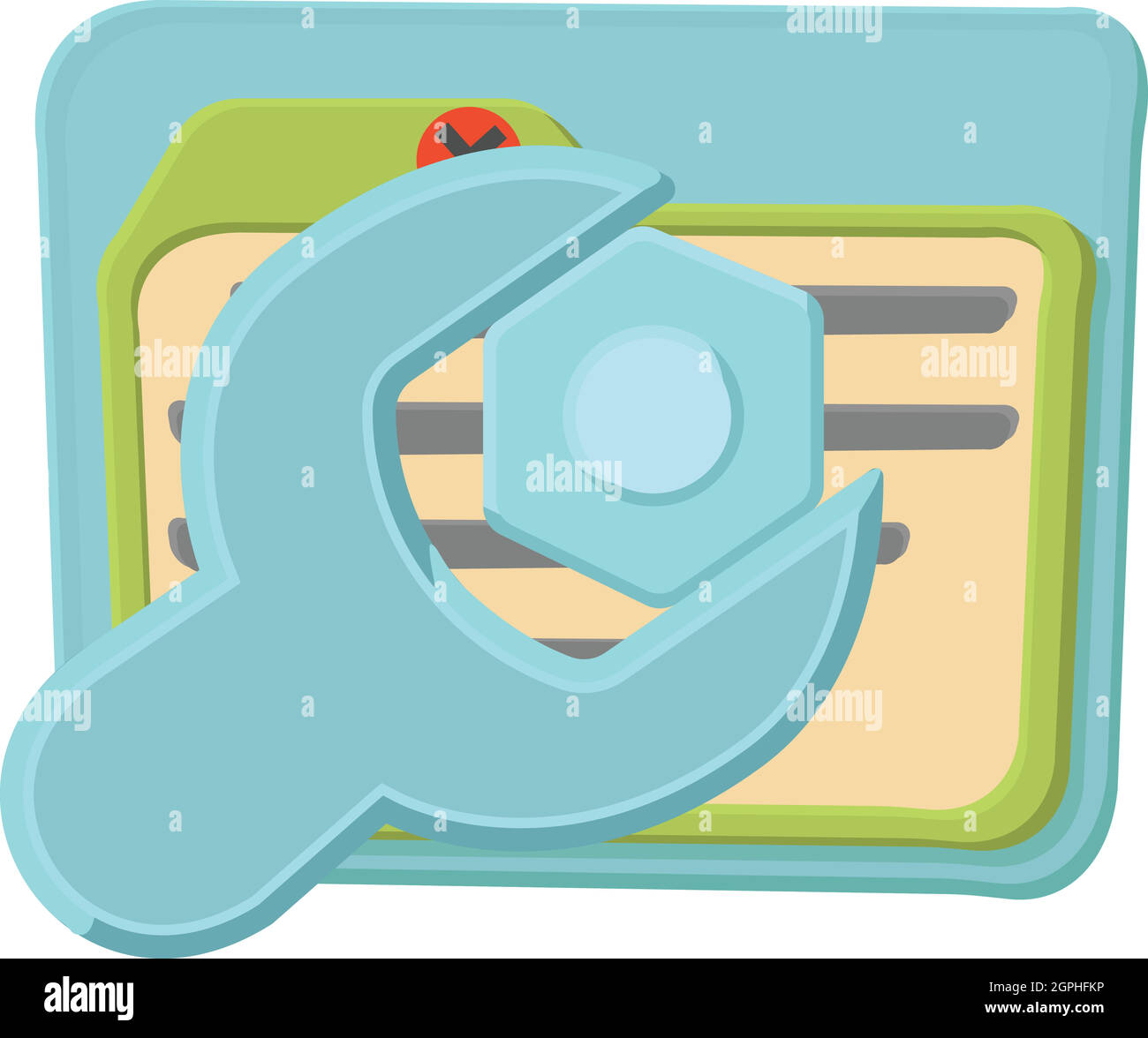 Engineer icon cartoon vector Cut Out Stock Images & Pictures - Alamy