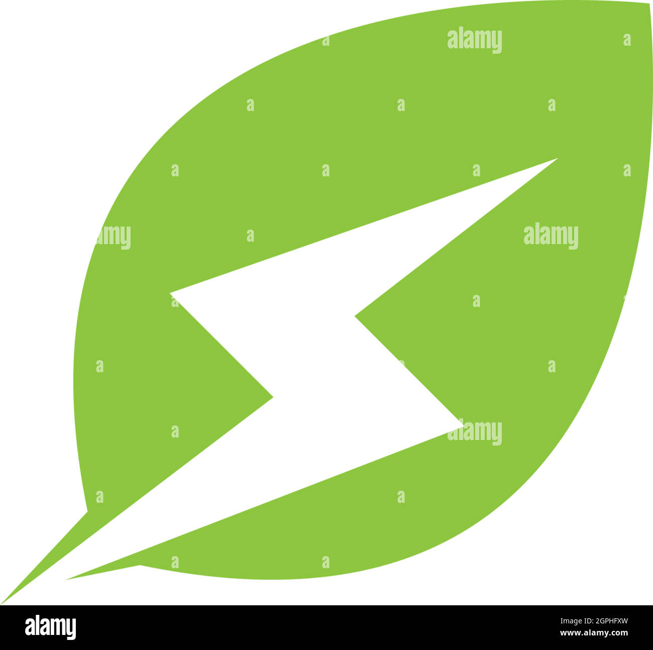Power symbol lightning icon logo design vector Stock Vector Image & Art ...