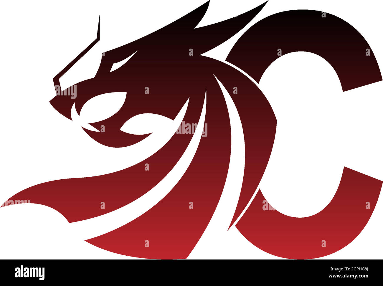 Letter c monster Stock Vector Images - Alamy