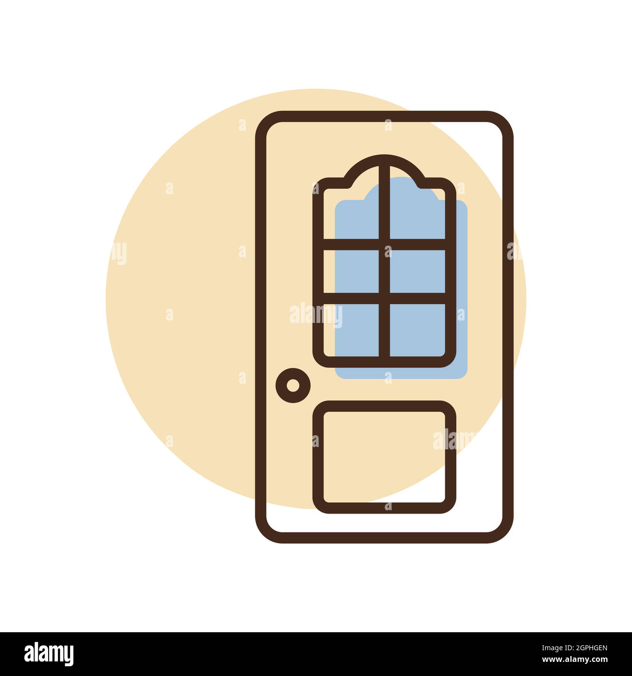 Wall vector icon flat Cut Out Stock Images & Pictures - Alamy