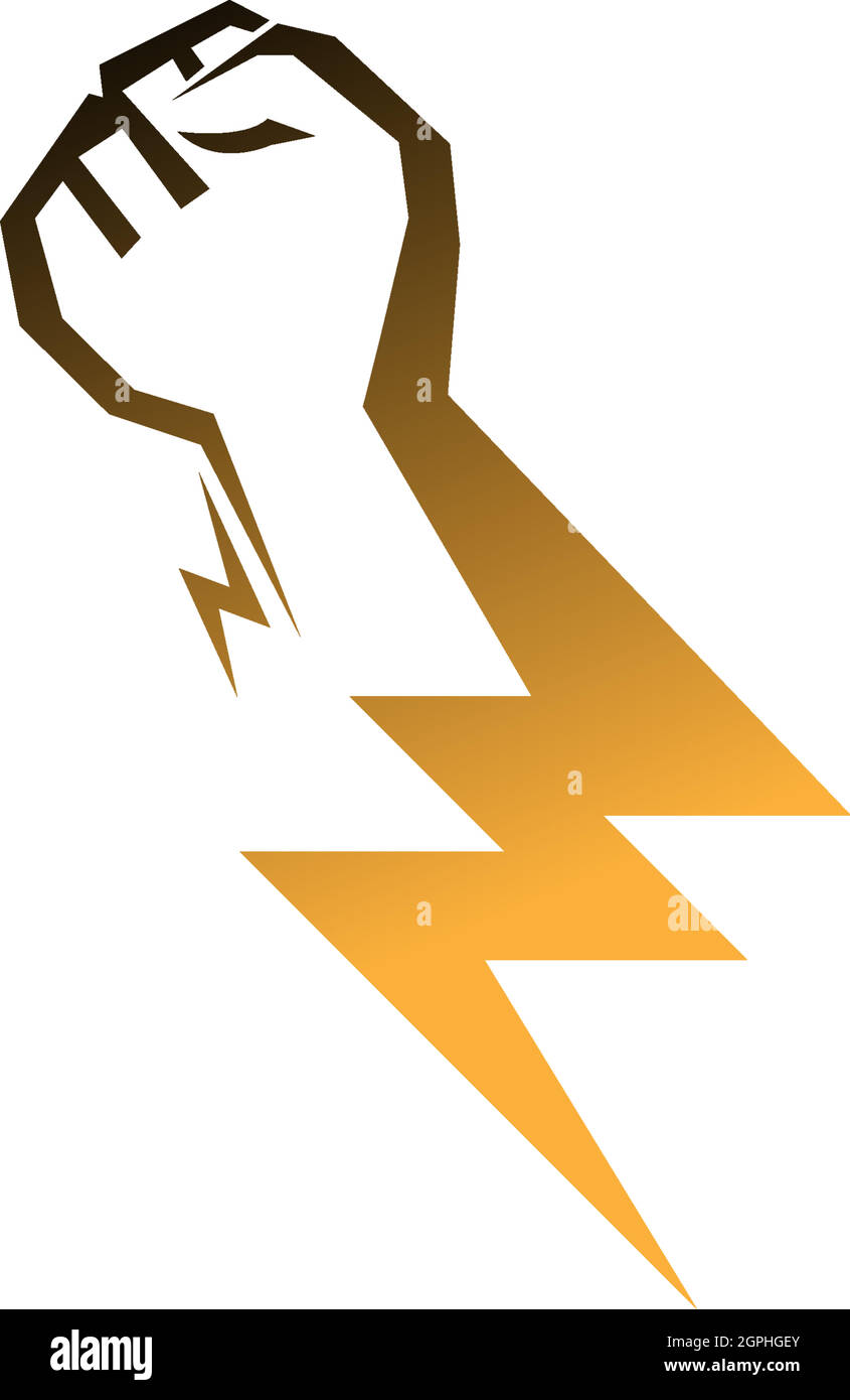 Power symbol lightning icon logo design vector Stock Vector Image & Art ...