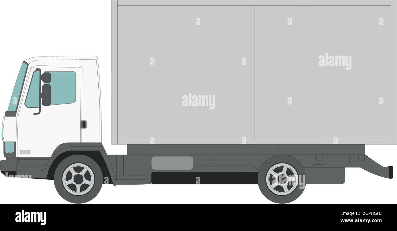 Empty lorry cab Stock Vector Images - Alamy