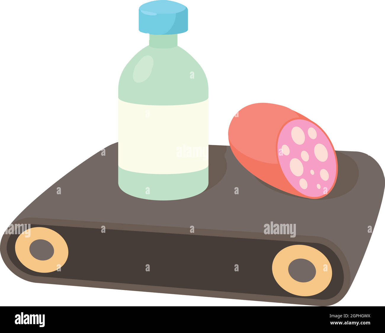Conveyor belt icon, cartoon style Stock Vector Image & Art - Alamy