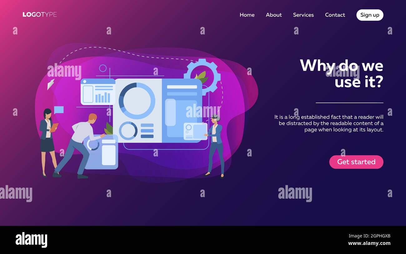 Business man woman team Stock Vector Images - Alamy