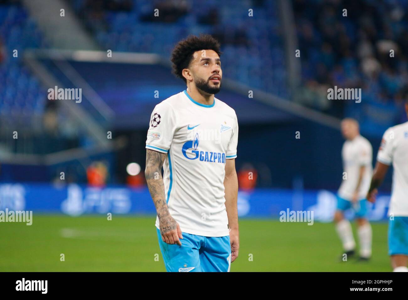 Saint Petersburg, Russia - 25 September 2021: Football, UEFA Champions ...