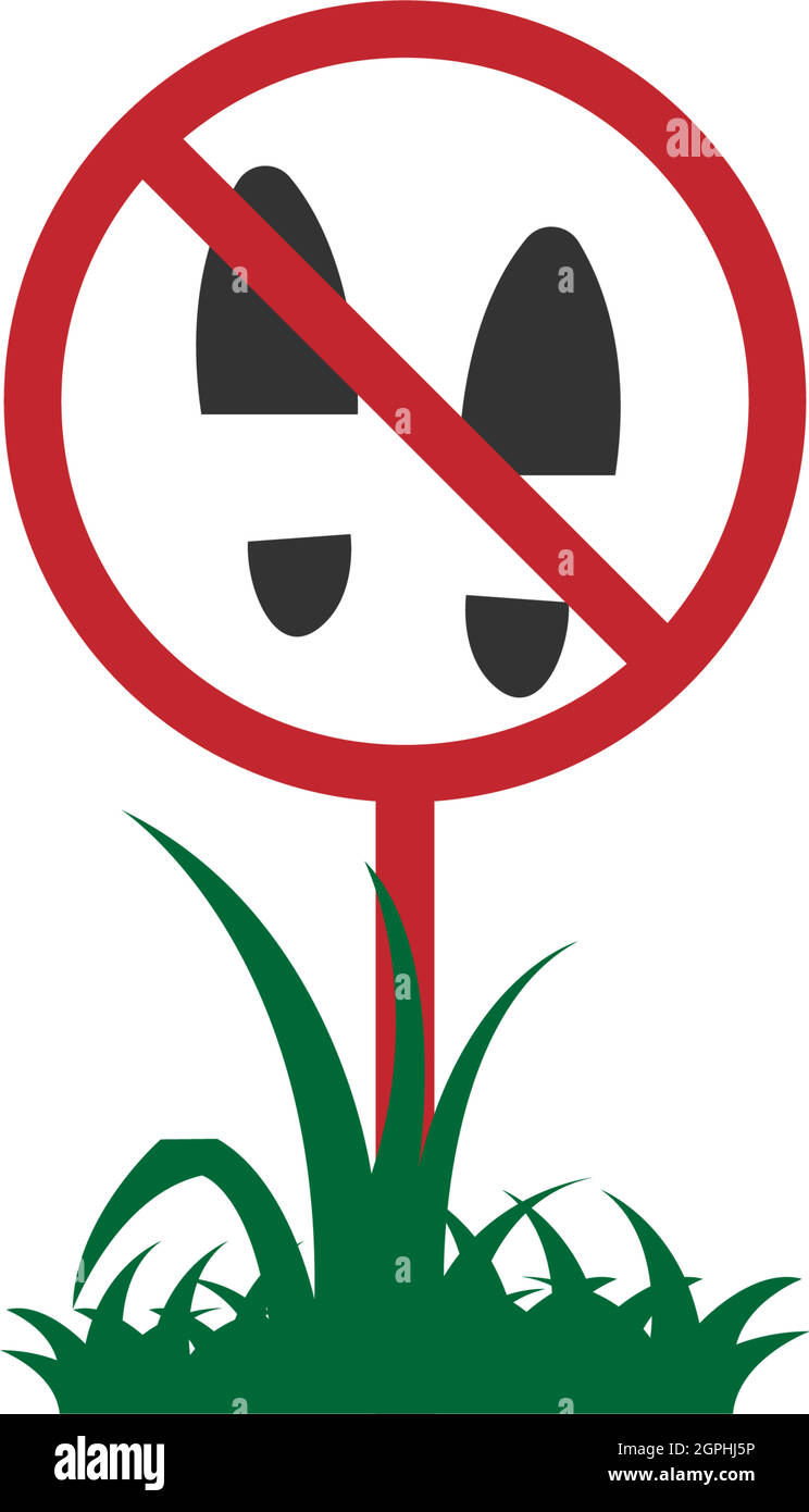 Natural Grass icon logo design vector template Stock Vector Image & Art ...