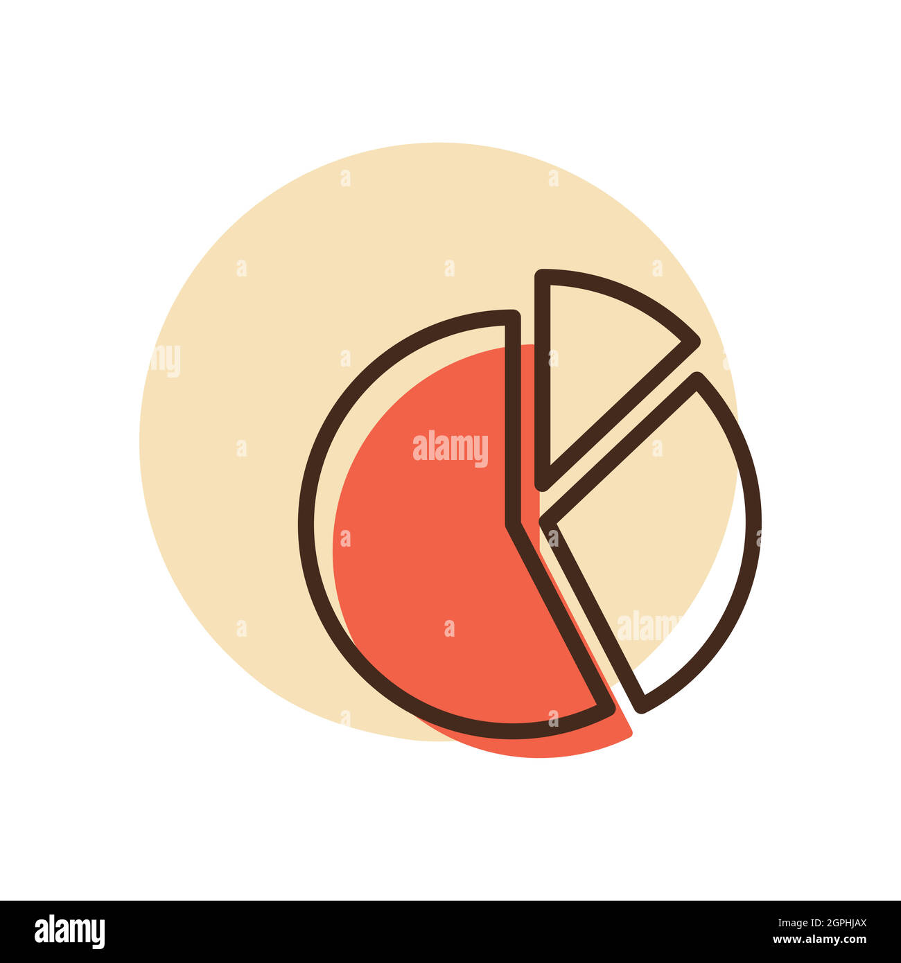 Pie Chart icon vector. Finances sign Stock Vector Image & Art - Alamy