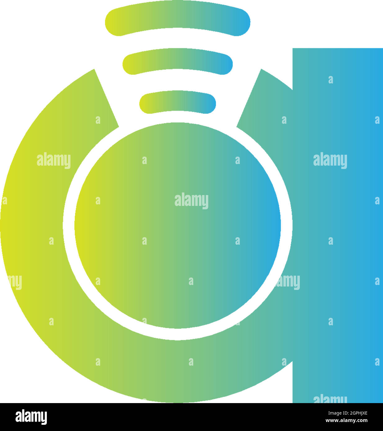 Letter A Wireless Internet logo Stock Vector Image & Art - Alamy