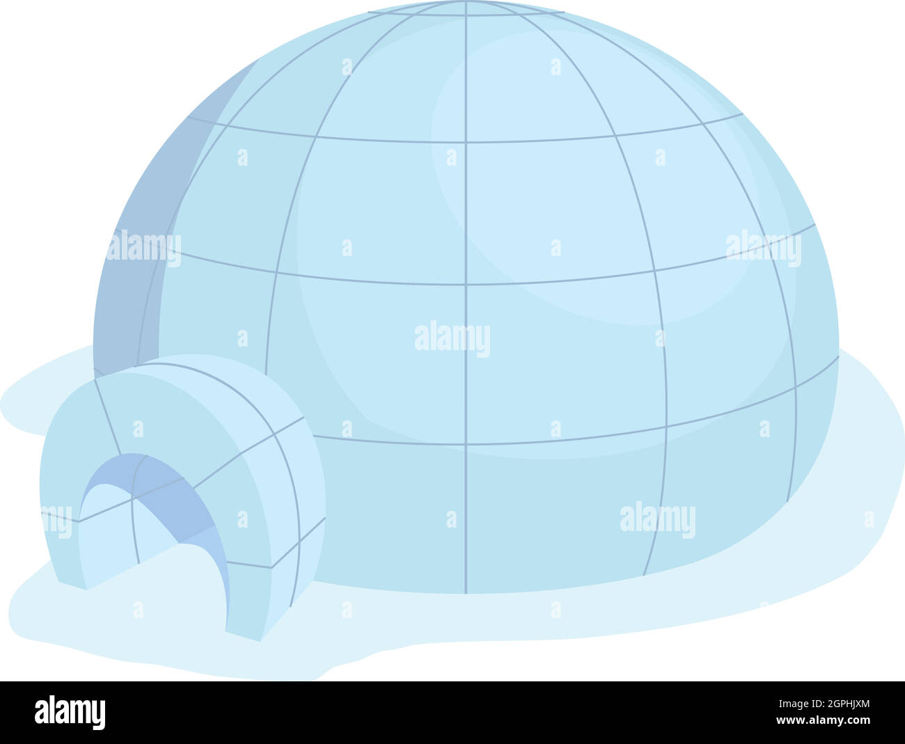 Igloo icon, cartoon style Stock Vector Image & Art - Alamy
