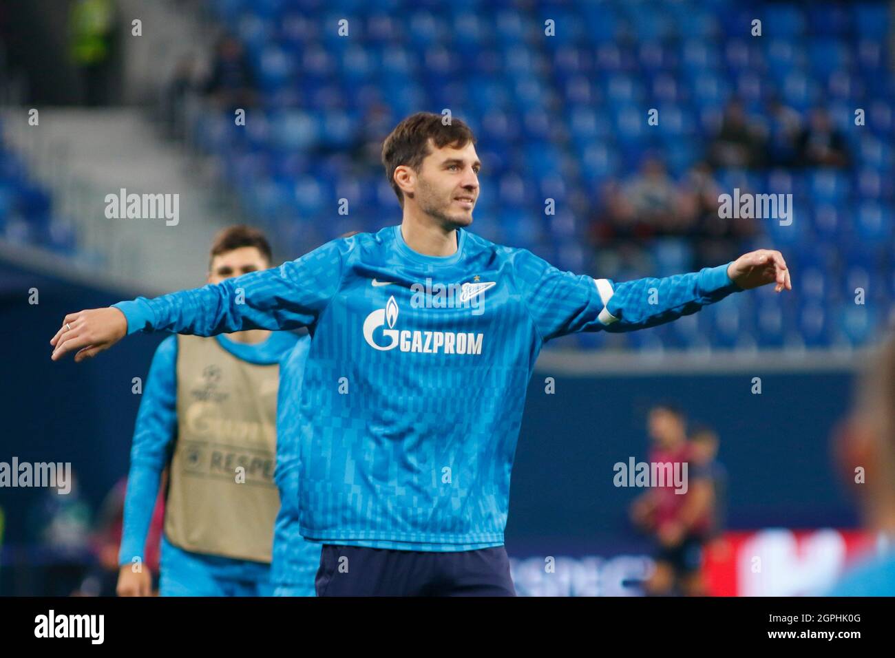 Saint Petersburg, Russia - 25 September 2021: Football, UEFA Champions ...