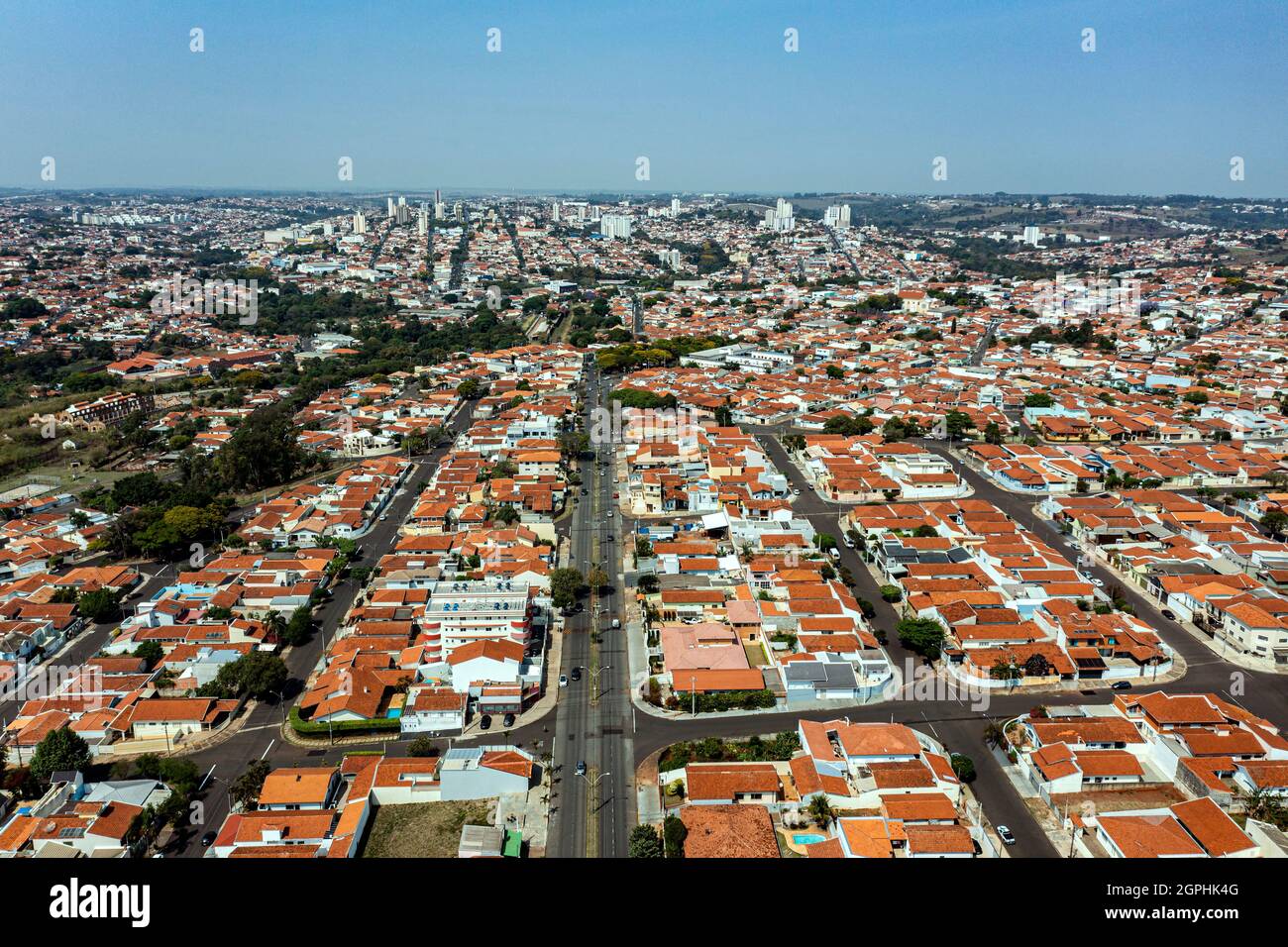 Small houses rooftop america hi-res stock photography and images - Alamy